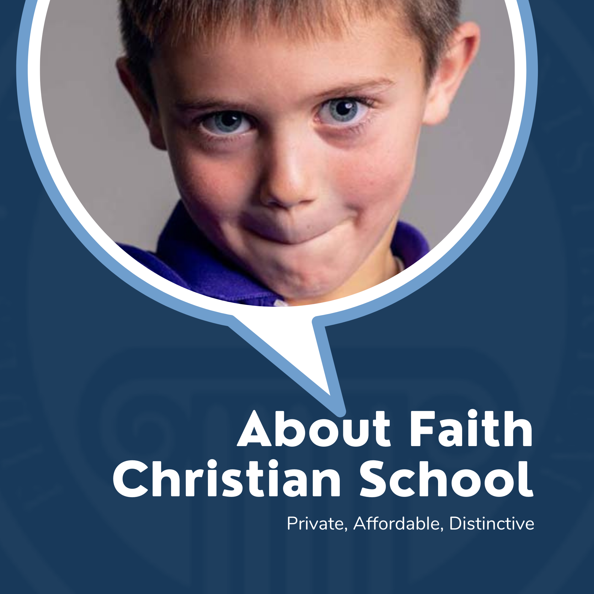 About Faith Christian School: Private, Affordable, Distinctive